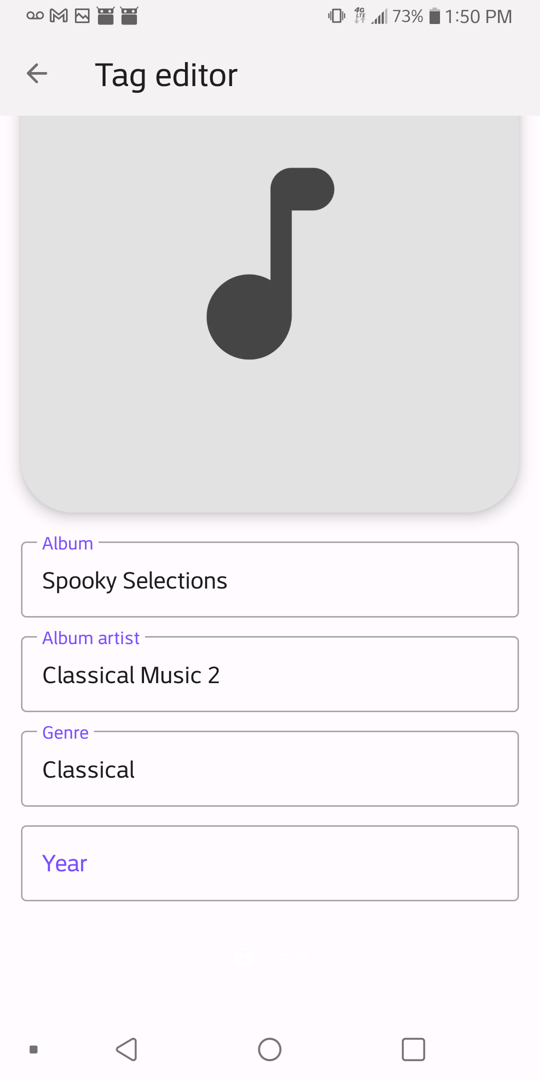Edit Tag Save Button hidden if there's no cover art. · Issue #1436 · RetroMusicPlayer ...