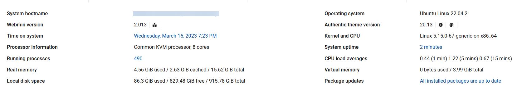 Webmin 2.020 update not showing up on Ubuntu Server 22.04.2 LTS · Issue #1859 · webmin/webmin ...