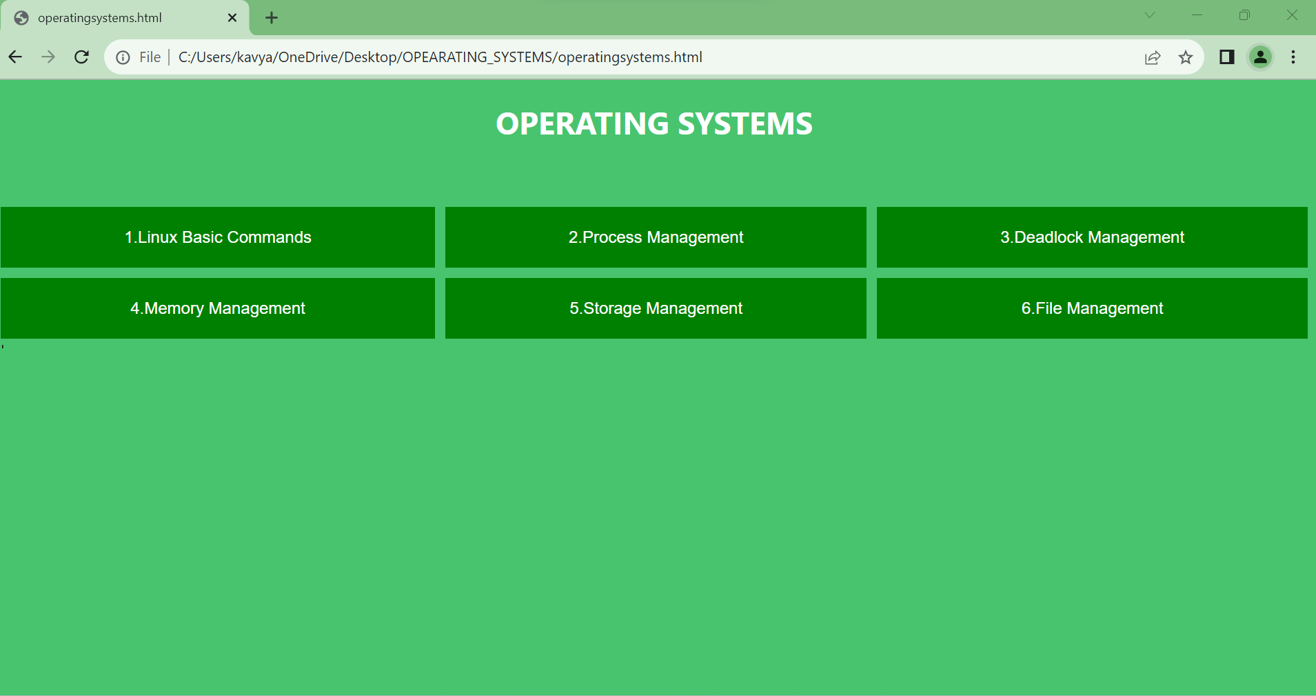 Github Kavyalingutlastatice Web App A Static Web Based Application Using Html5 Css3 9120