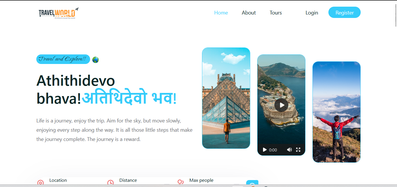 GitHub - Yashg5311/travelworld-project: A MERN stack application used ...
