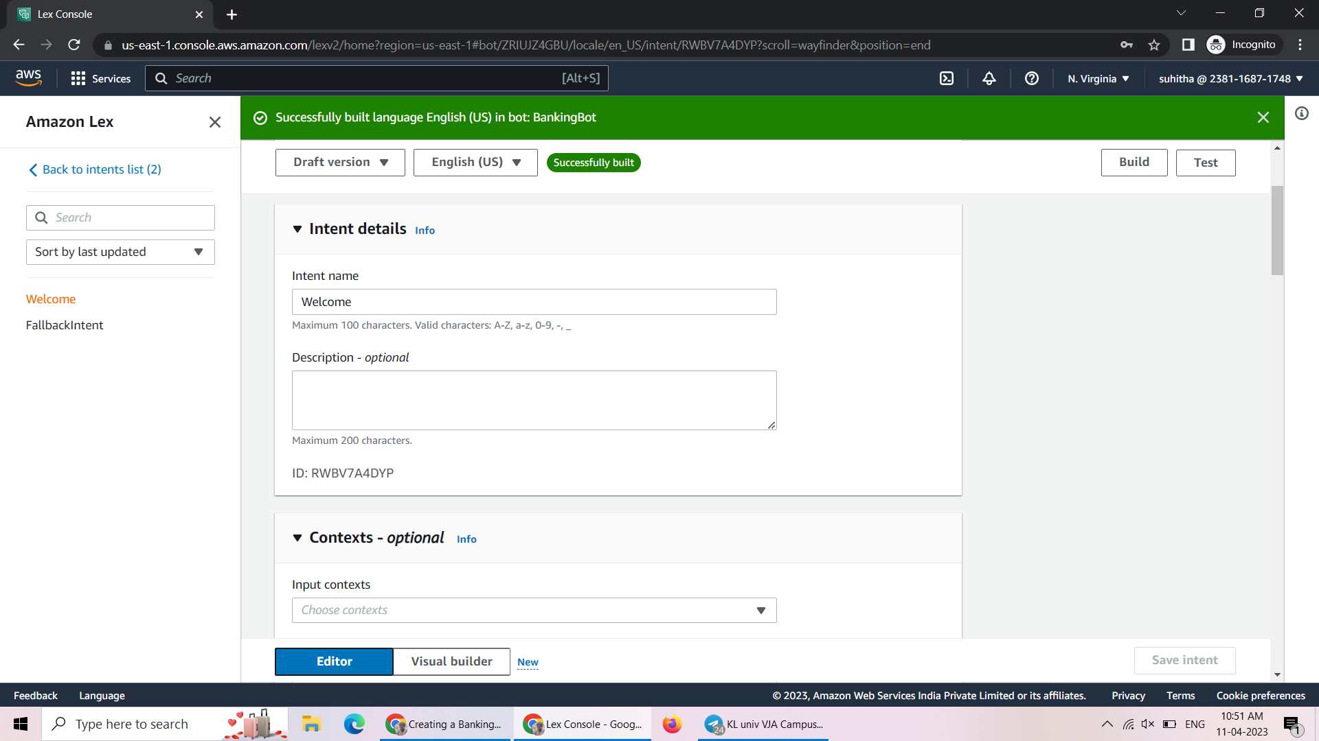 GitHub - SuhithaR/CSC-BANKING-BOT-AWS: CSC ACADAMIC PROJECT CREATED A ...