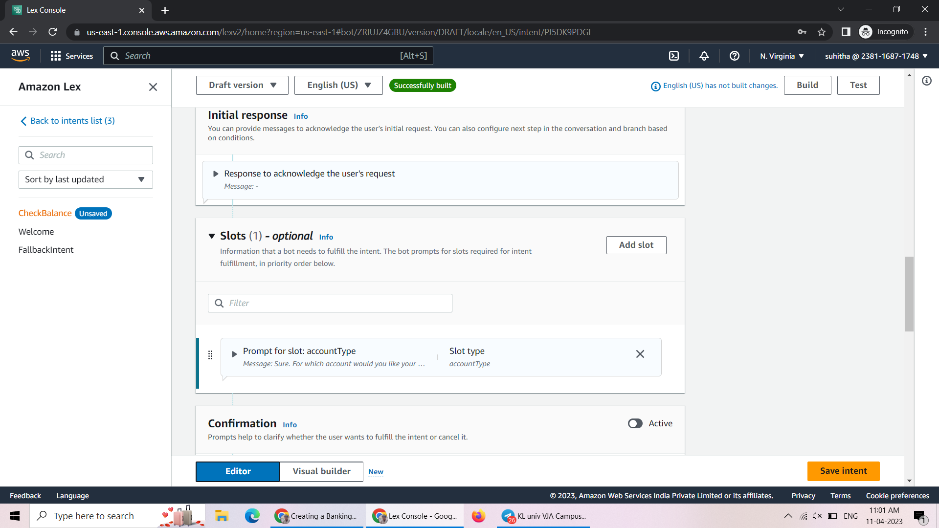 GitHub - SuhithaR/CSC-BANKING-BOT-AWS: CSC ACADAMIC PROJECT CREATED A ...
