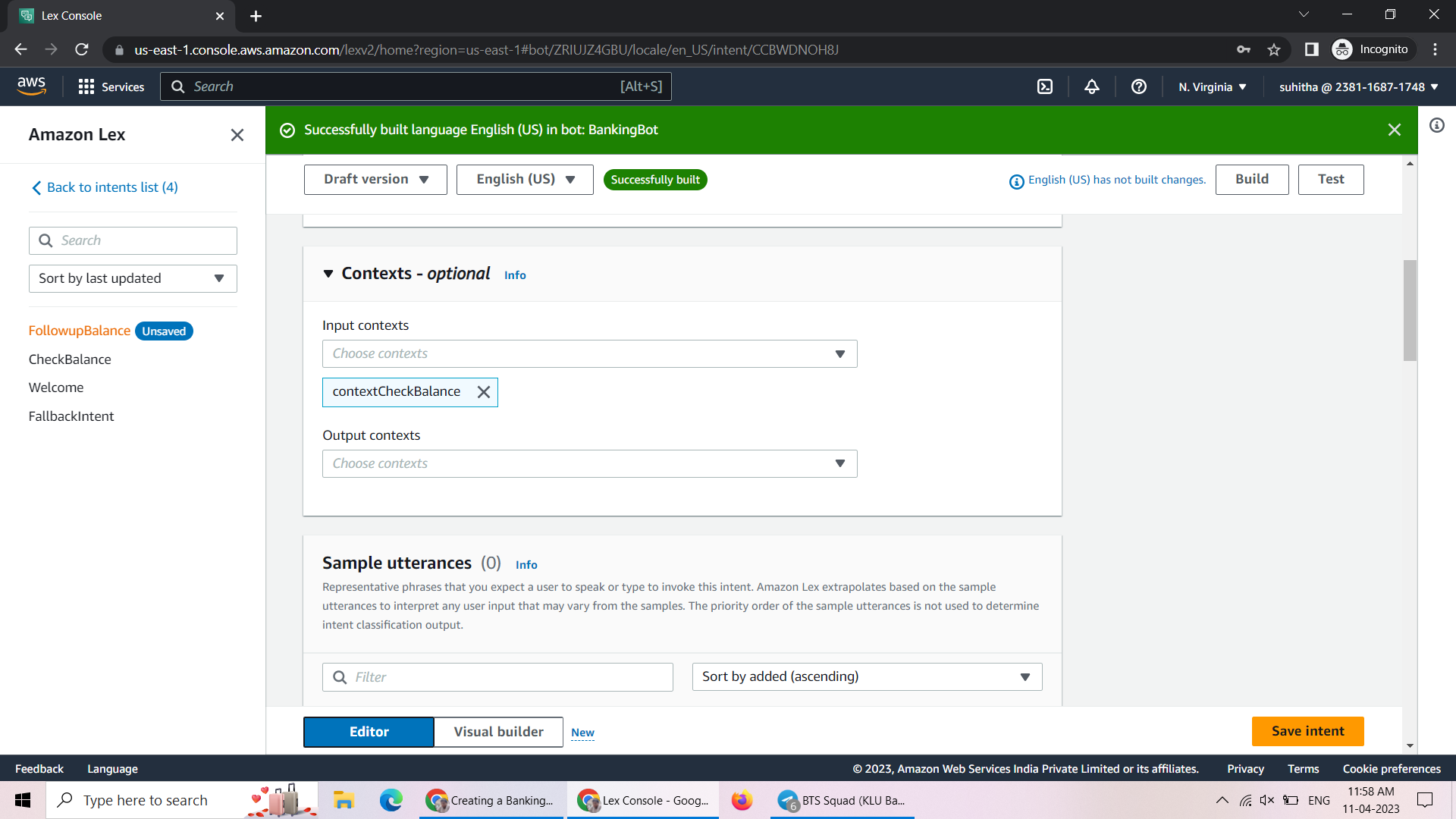 GitHub - SuhithaR/CSC-BANKING-BOT-AWS: CSC ACADAMIC PROJECT CREATED A ...