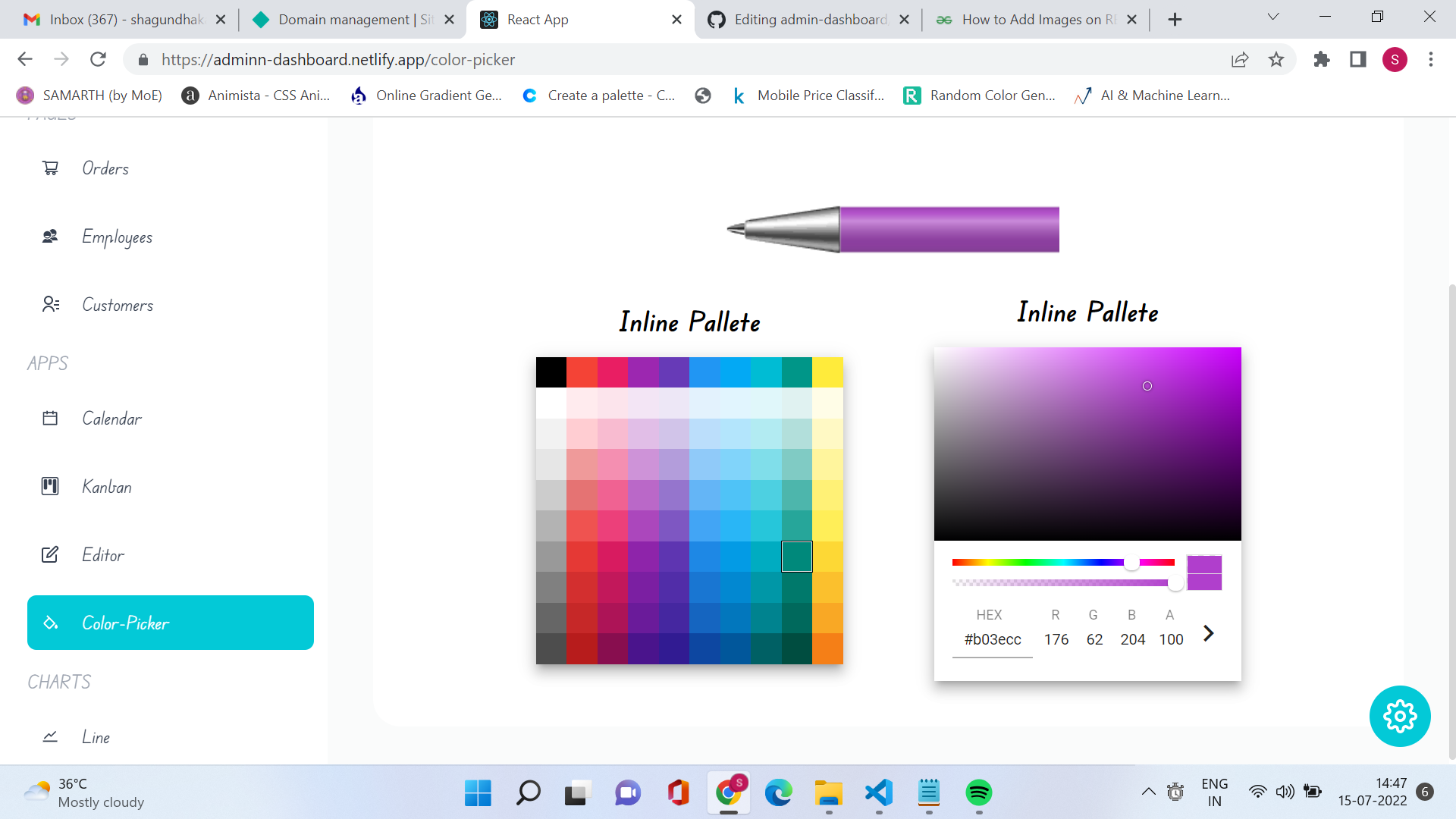 GitHub - shagun-hub1/admin-dashboard