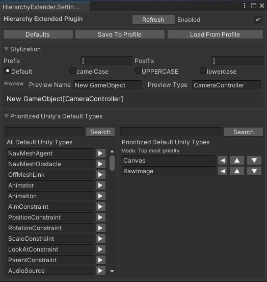 GitHub - 403jesus/HierarchyExtender: A simple plugin for Unity hierarchy