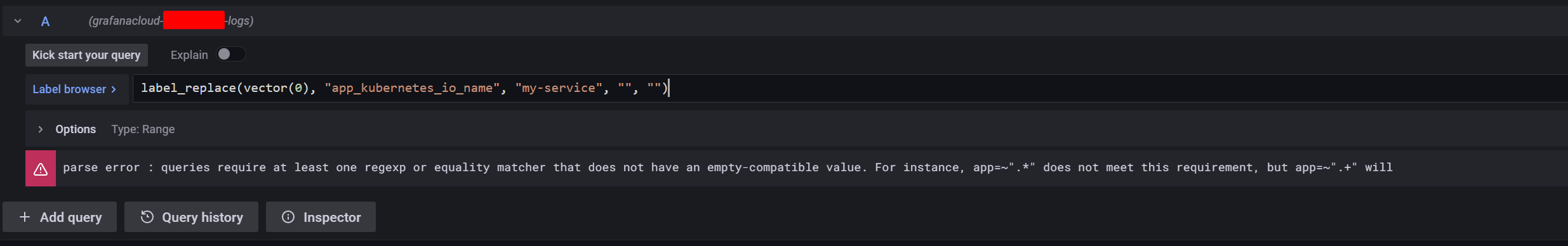 Not Able To Add Labels To Vector From Scalar Value · Issue 8266 · Grafanaloki · Github