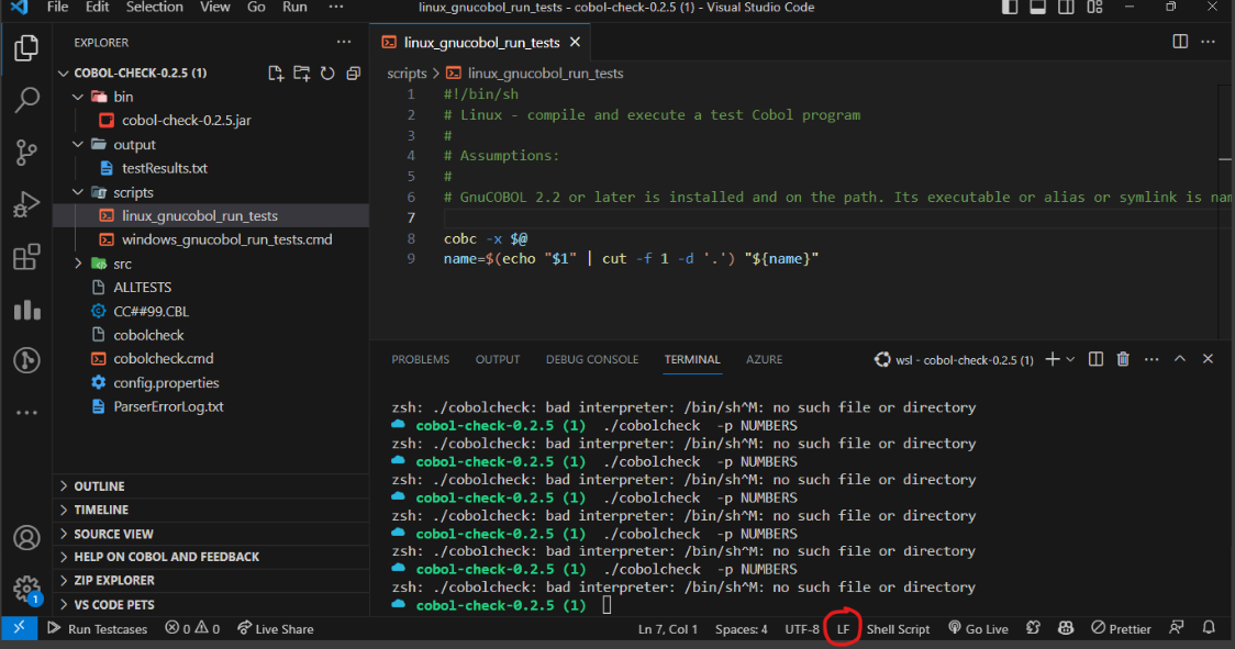 getting errors when trying to run test for simple fizzbuzz function ...