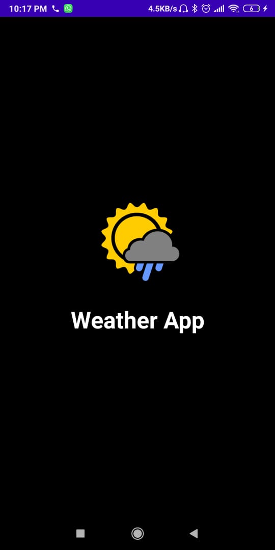 GitHub - Mrunmayii/WeatherApp: A simple android application which tells you the weather in your area