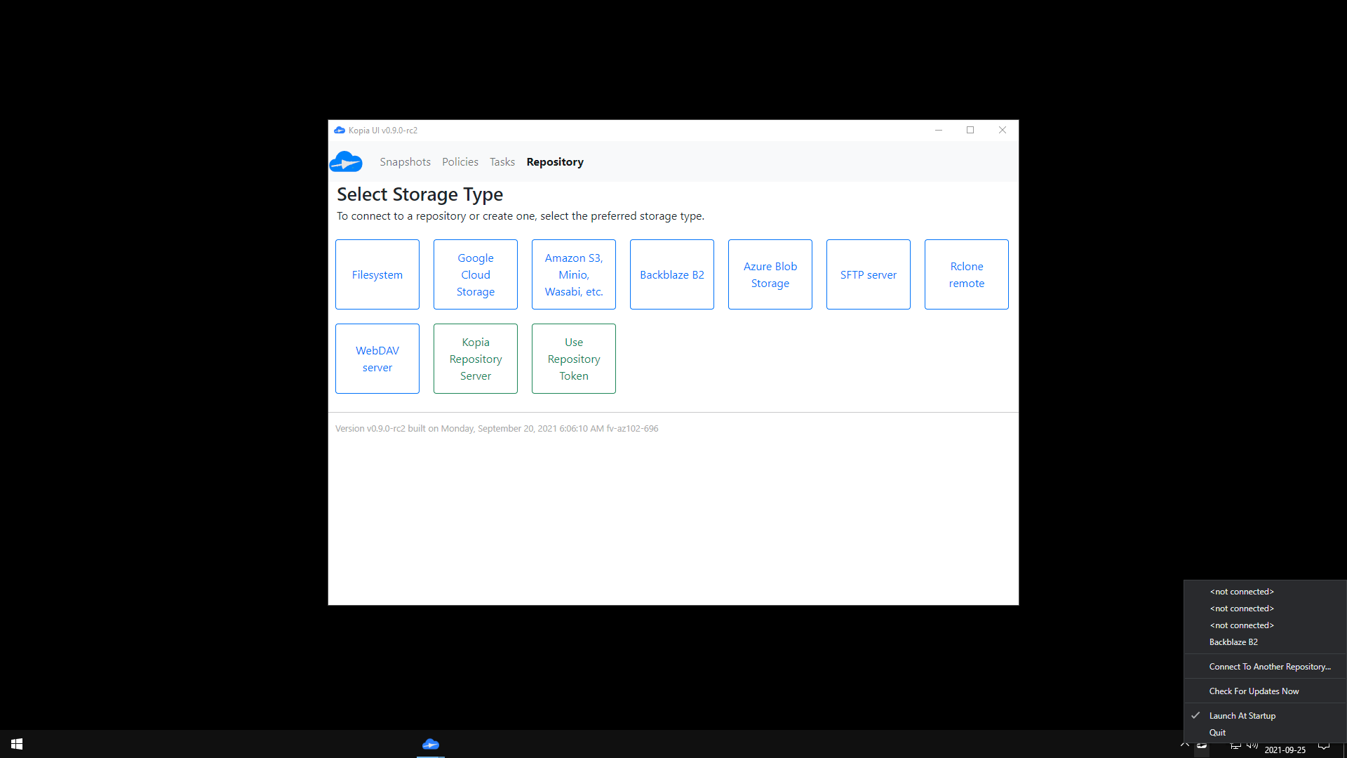 KopiaUI creates pop-up windows for every repo on startup · Issue #1314 ...