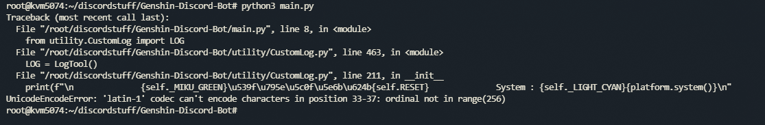 Error while i run · Issue #22 · KT-Yeh/Genshin-Discord-Bot · GitHub