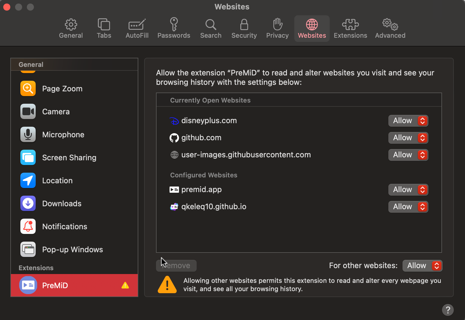 [macOS 11.x] Missing header · Issue #5 · PreMiD/Extension-Safari · GitHub