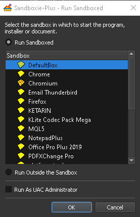 Manual Sandbox Target Designation for BreakoutProcess/BreakoutFolder · Issue #2121 · sandboxie ...