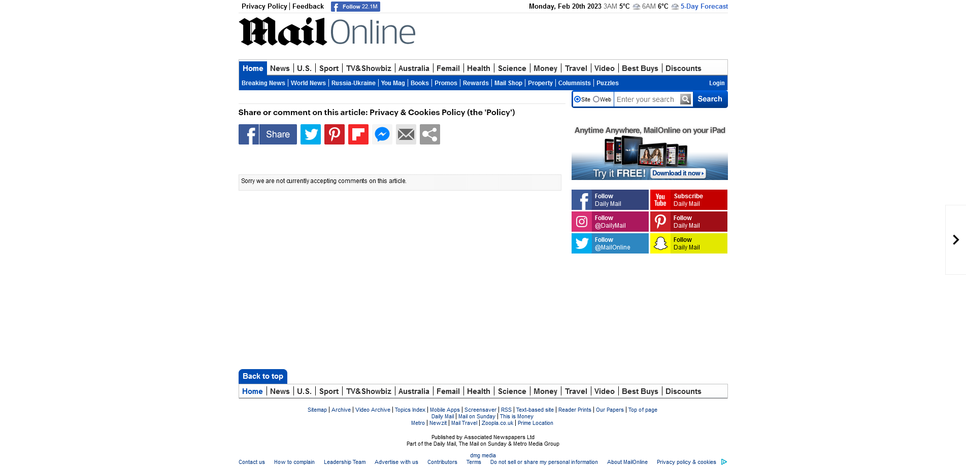 dailymail.co.uk: breakage · Issue #16632 · uBlockOrigin/uAssets · GitHub