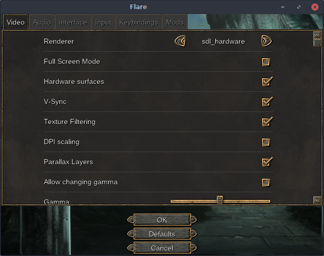 Configuration menu refactor · Issue #1691 · flareteam/flare-engine · GitHub