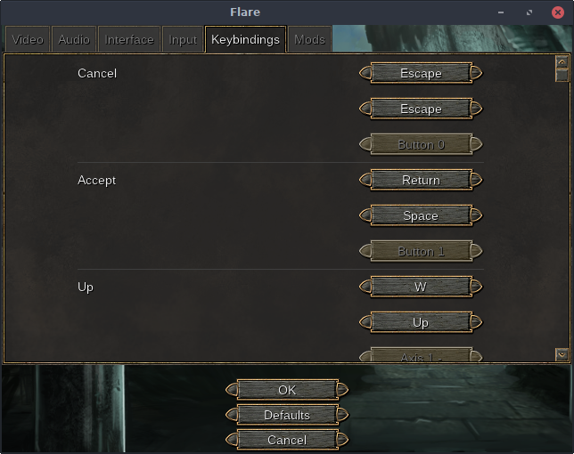 Configuration menu refactor · Issue #1691 · flareteam/flare-engine · GitHub