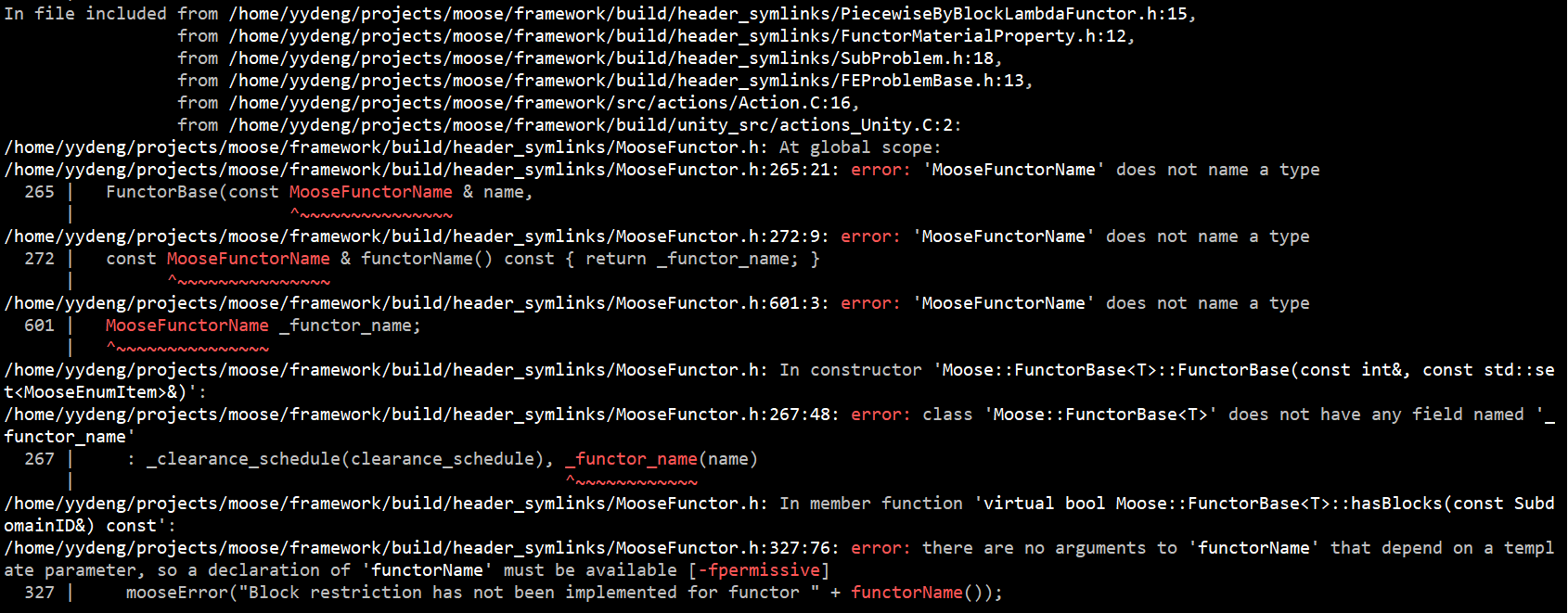 Error reported after "make" · idaholab moose · Discussion #22510 · GitHub