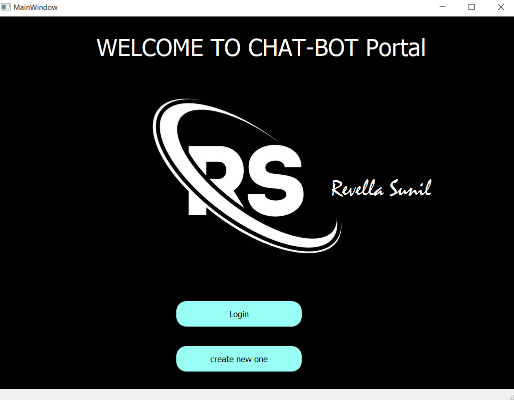 GitHub - sunilrevella/chatbotpersonal: chat bot using AI and login page ...
