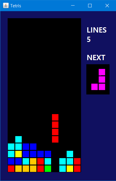 GitHub - 2sjin/JavaTetris: Java 테트리스