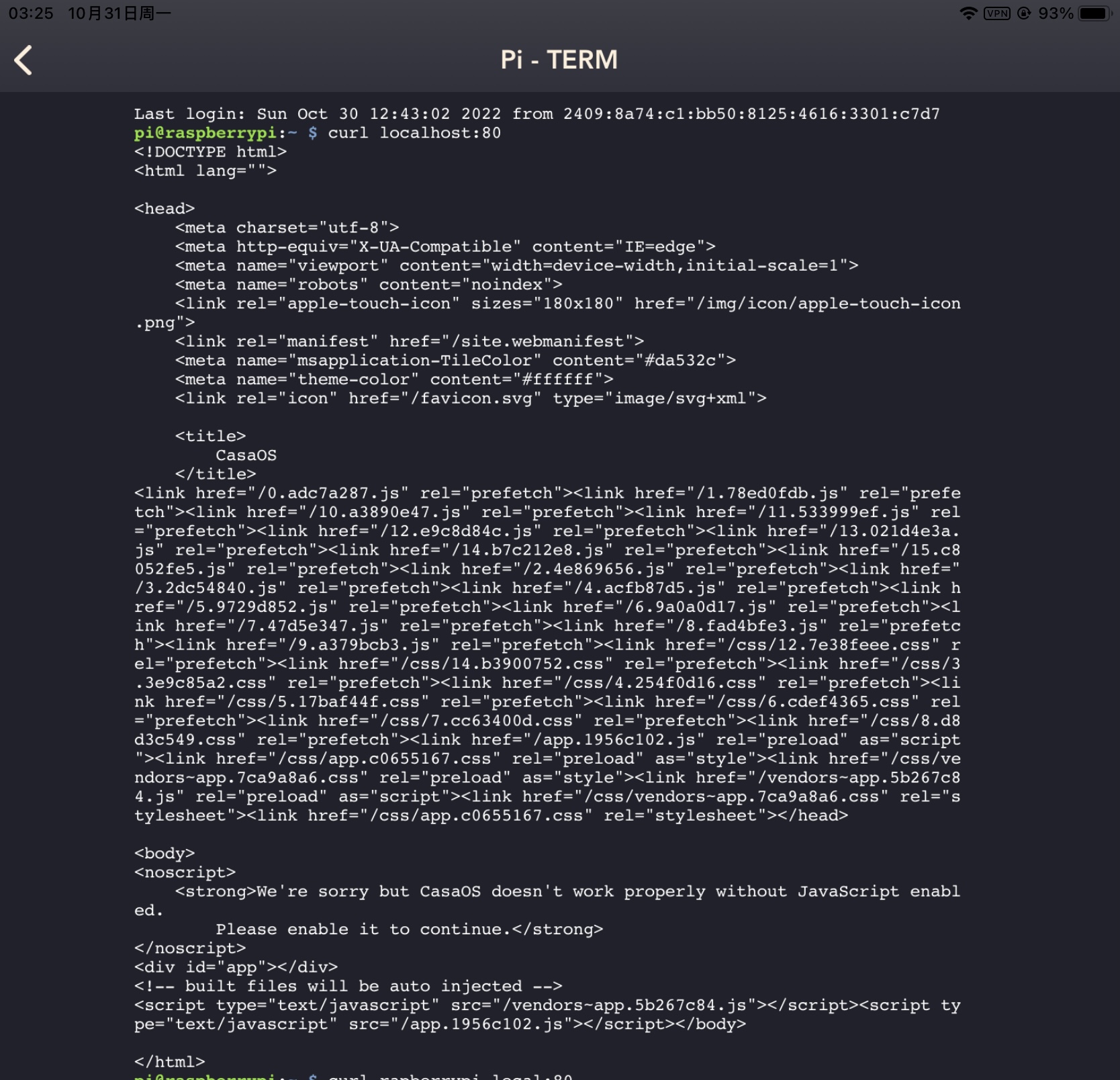 [Error] Unable to open the home page. · Issue #639 · IceWhaleTech/CasaOS · GitHub