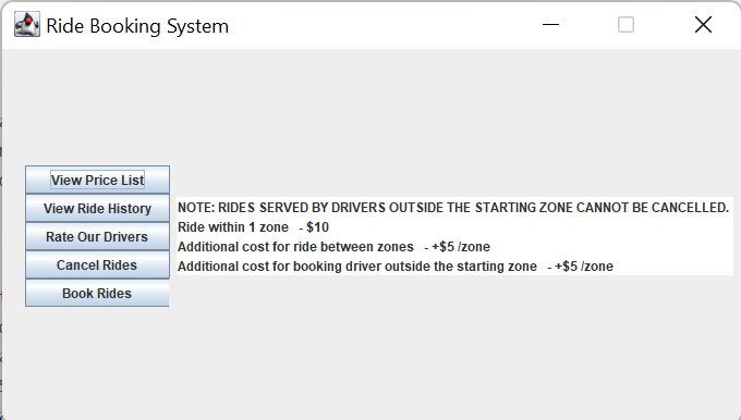 GitHub - taylortl/ride-booking-system: A ride booking system ...