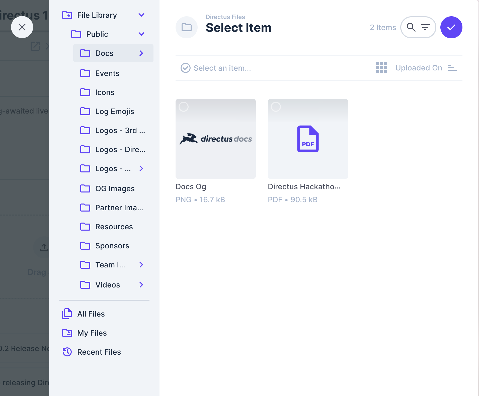 File interface doesn't have file-picker drawer that image interface uses · Issue #19493 ...