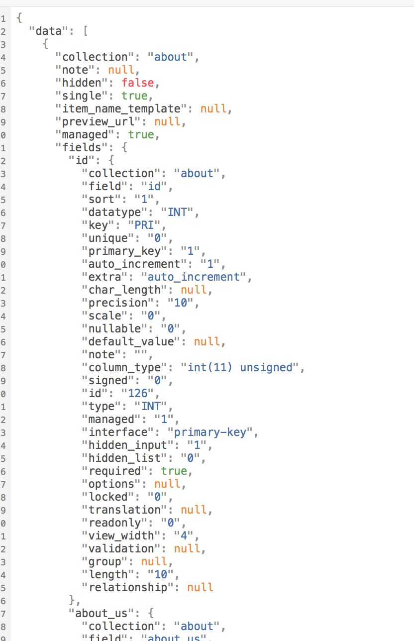 O2M Nested data doesn't use types · Issue #309 · directus/v8-archive · GitHub