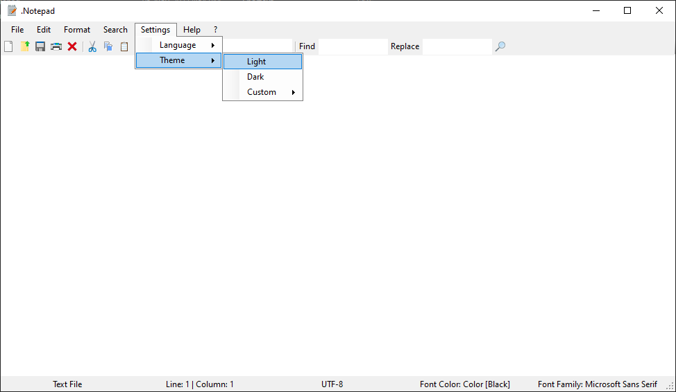Github Lnxwizarddotnotepad Lightweight And Open Source