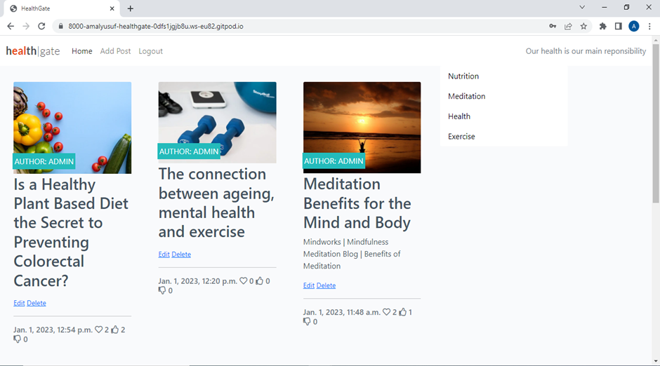 GitHub - amal-yusuf/health-gate