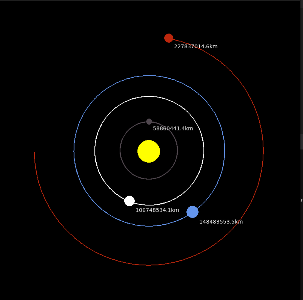 GitHub - FireFading/planets: solar system interactive simulation
