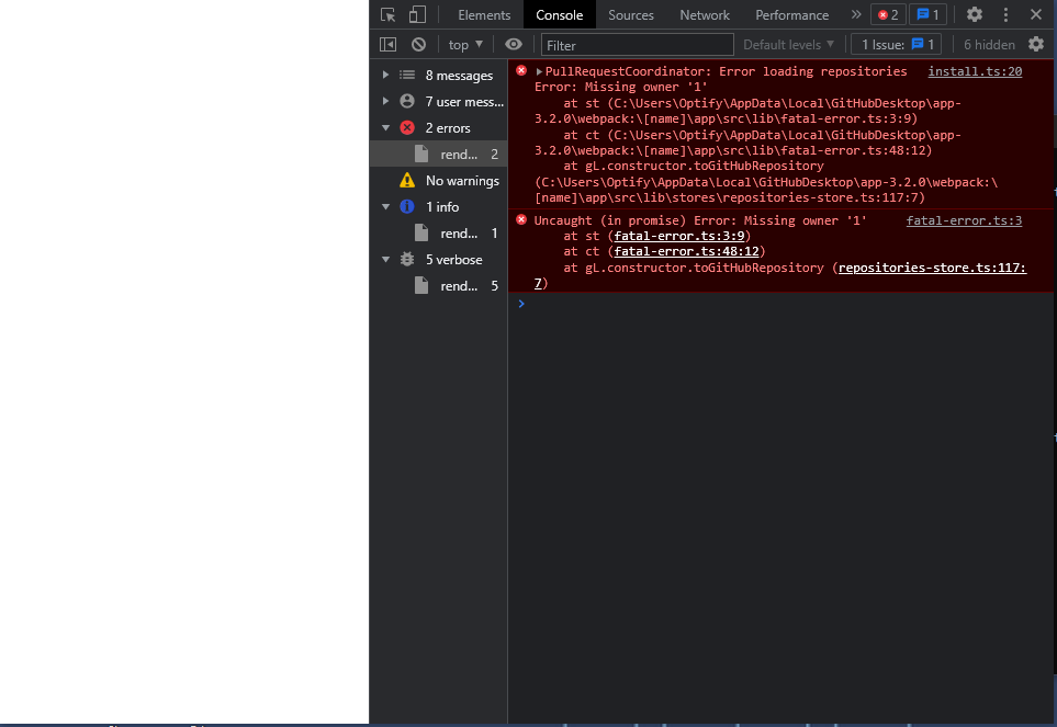 Github Desktop White Screen on windows 10 · Issue #16250 · desktop/desktop · GitHub