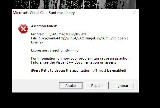 Failed to export image in TIFF format · Issue #139 · SAOImageDS9 ...