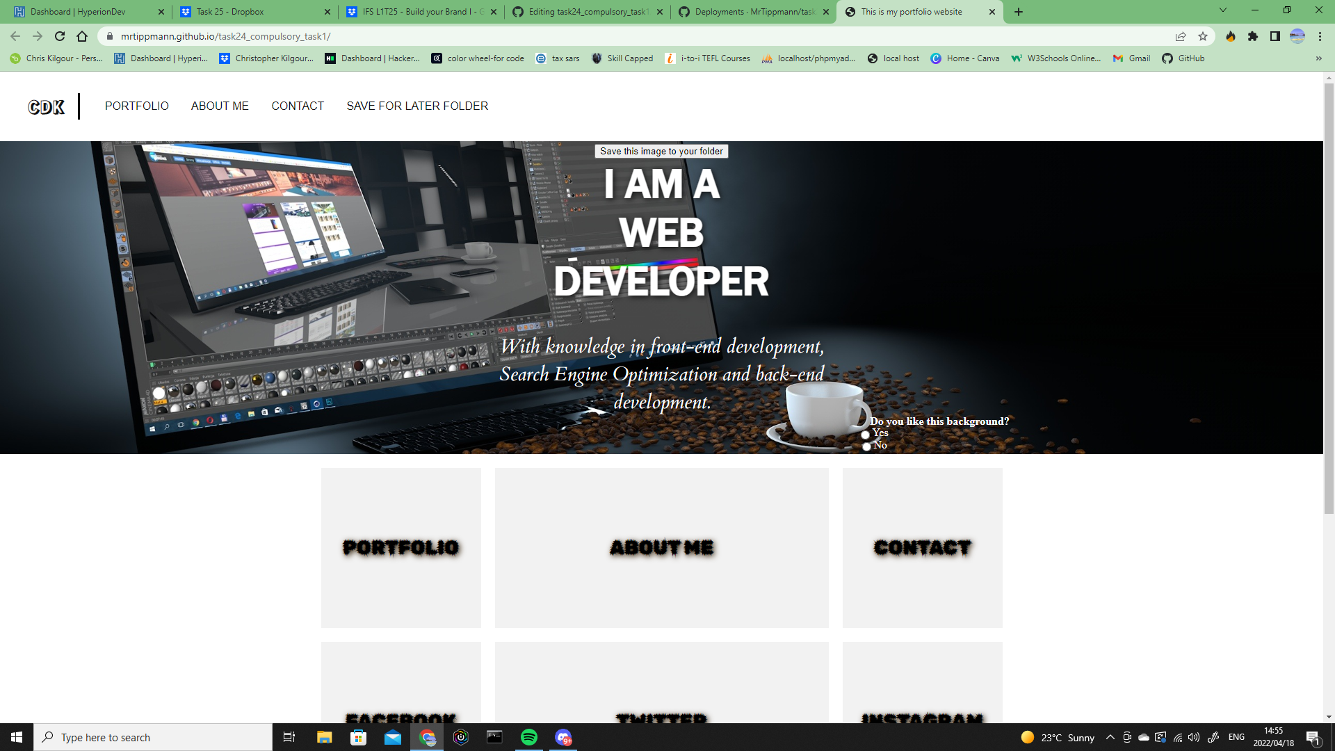 GitHub - MrTippmann/task24_compulsory_task1: Task 24 - Compulsory task 1 for HyperionDev Bootcamp