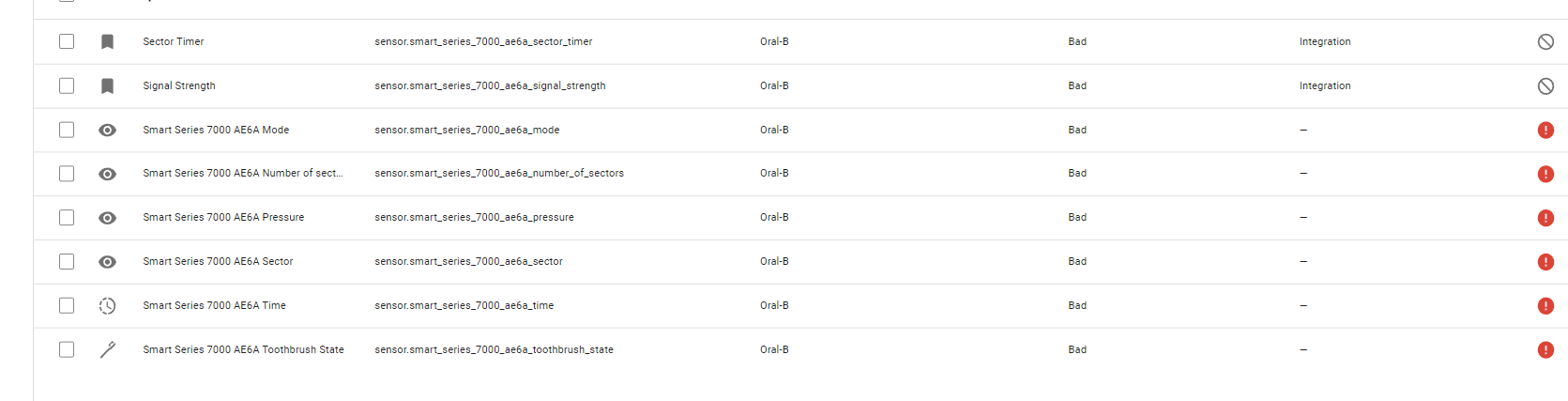 Orla-B missing battery level for Smart Series 7000 AE6A · Issue #81651 · home-assistant/core ...