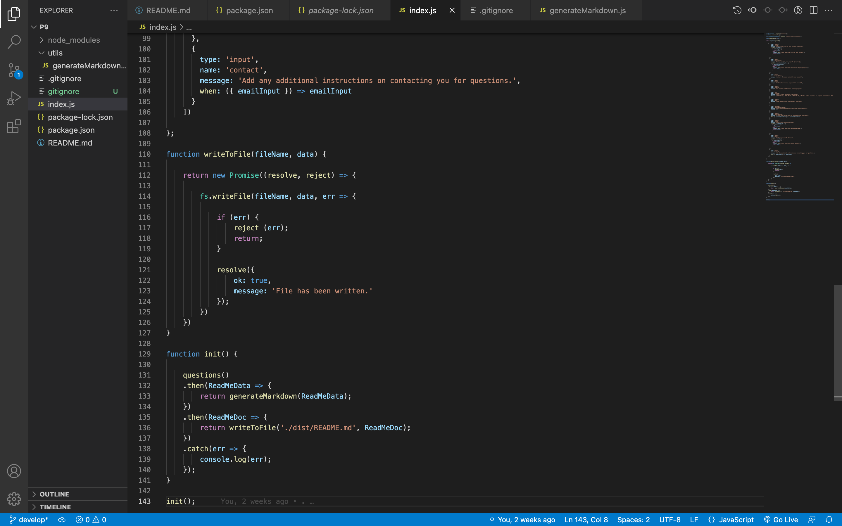 GitHub - gabrielandrews/professional-readme-generator: read me generator