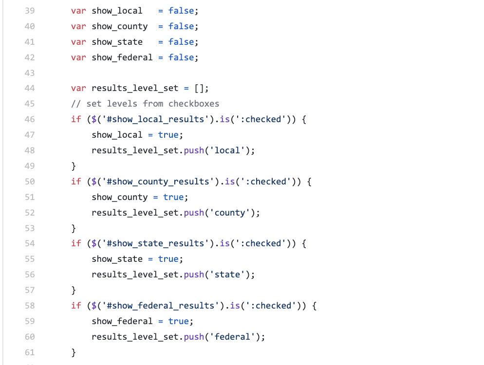 User input office_div filter · Issue #51 · OpenSourceFellows/amplify · GitHub