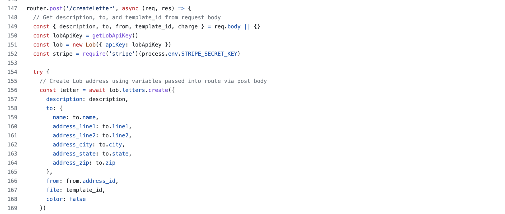 Bug:Create_letter needs a backend stripe verification · Issue #213 · OpenSourceFellows/amplify ...