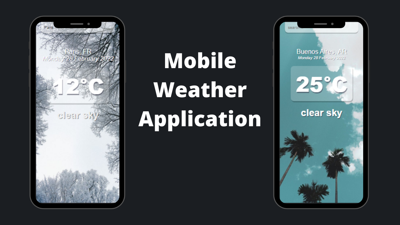 GitHub - Sankku/Weather-React: React weather application for mobiles