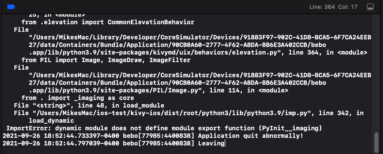 Importerror Dynamic Module Does Not Define Module Export Function Pyinit Imaging · Issue