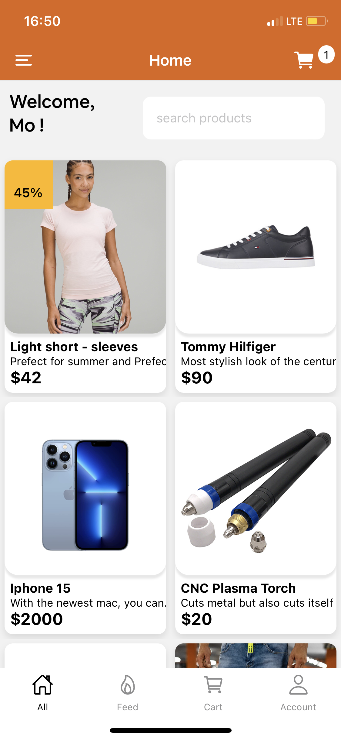 GitHub - mosman4/MoExpress: E-commerce mobile app made with ReactNative ...