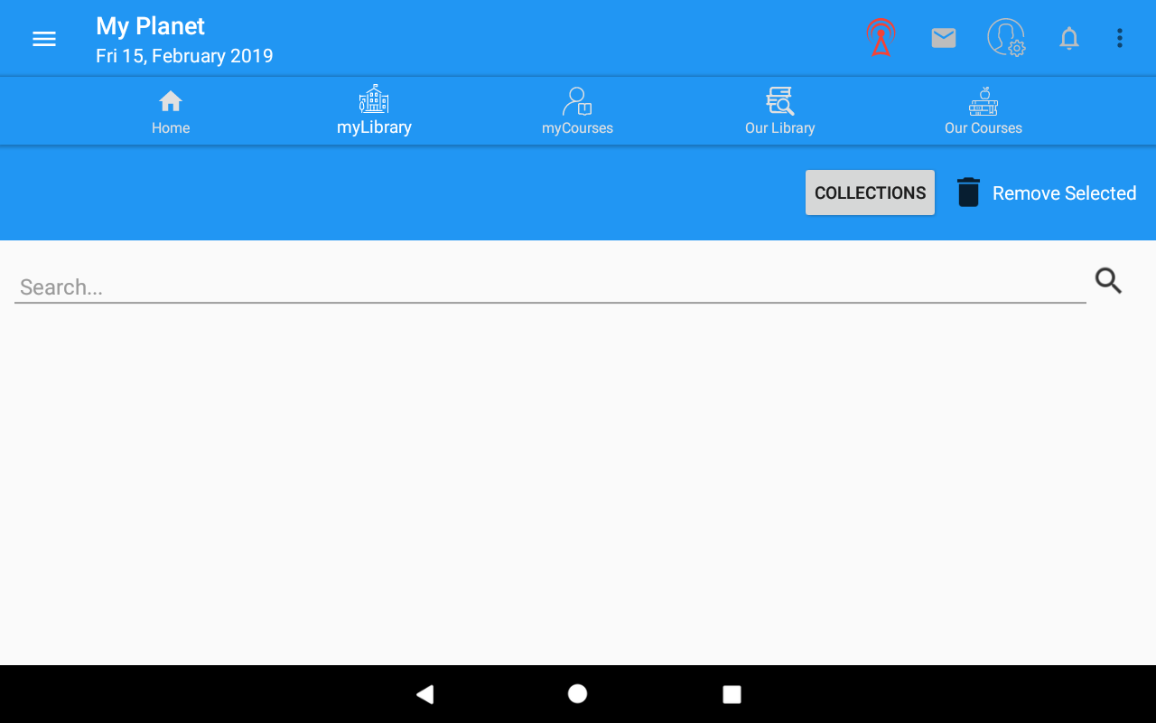 Show message if mylibrary and mycourse is empty · Issue #586 · open-learning-exchange/myplanet ...