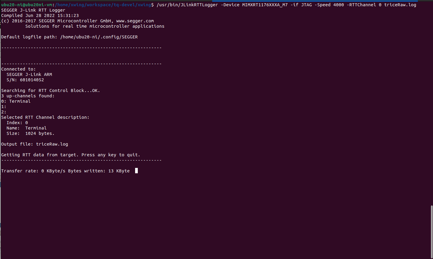 Missing data using RTT with JLinkRTTLogger and Trice · Issue #412 · rokath/trice · GitHub