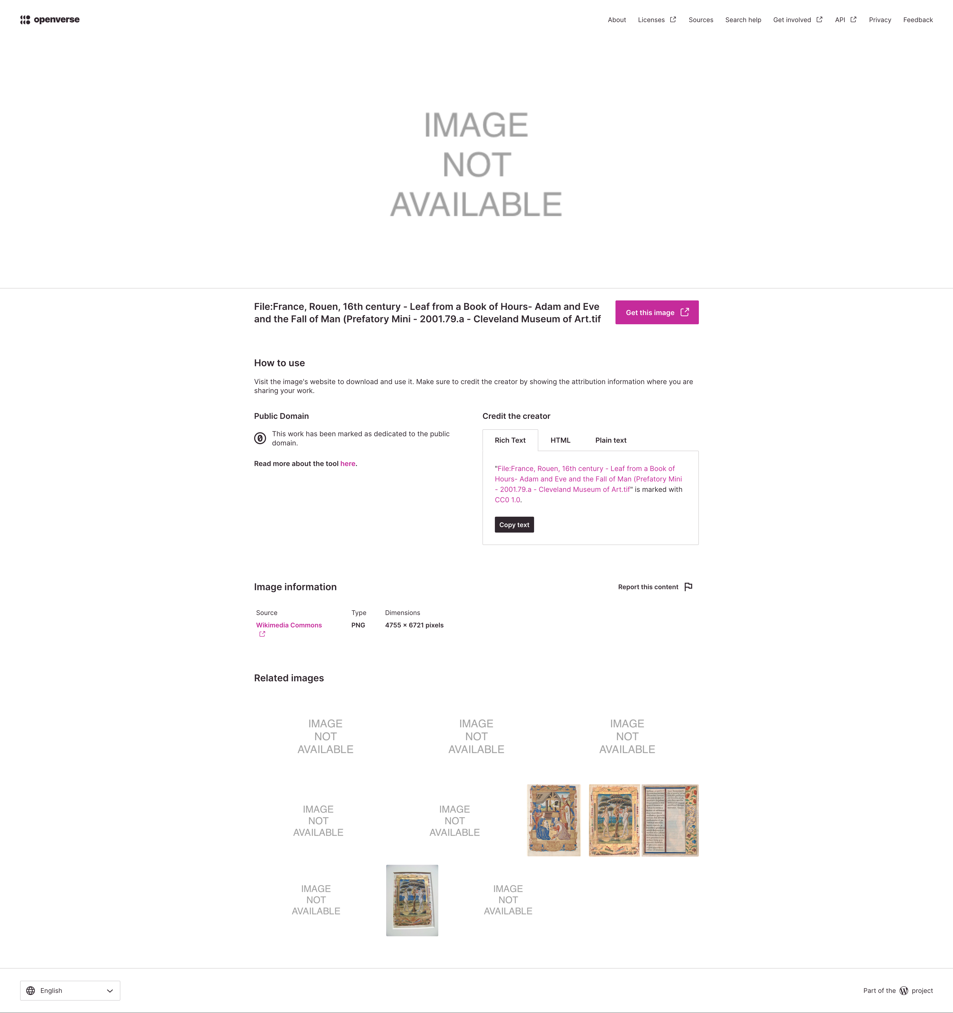 Add thumbnails to Wikimedia · Issue #3075 · WordPress/openverse · GitHub
