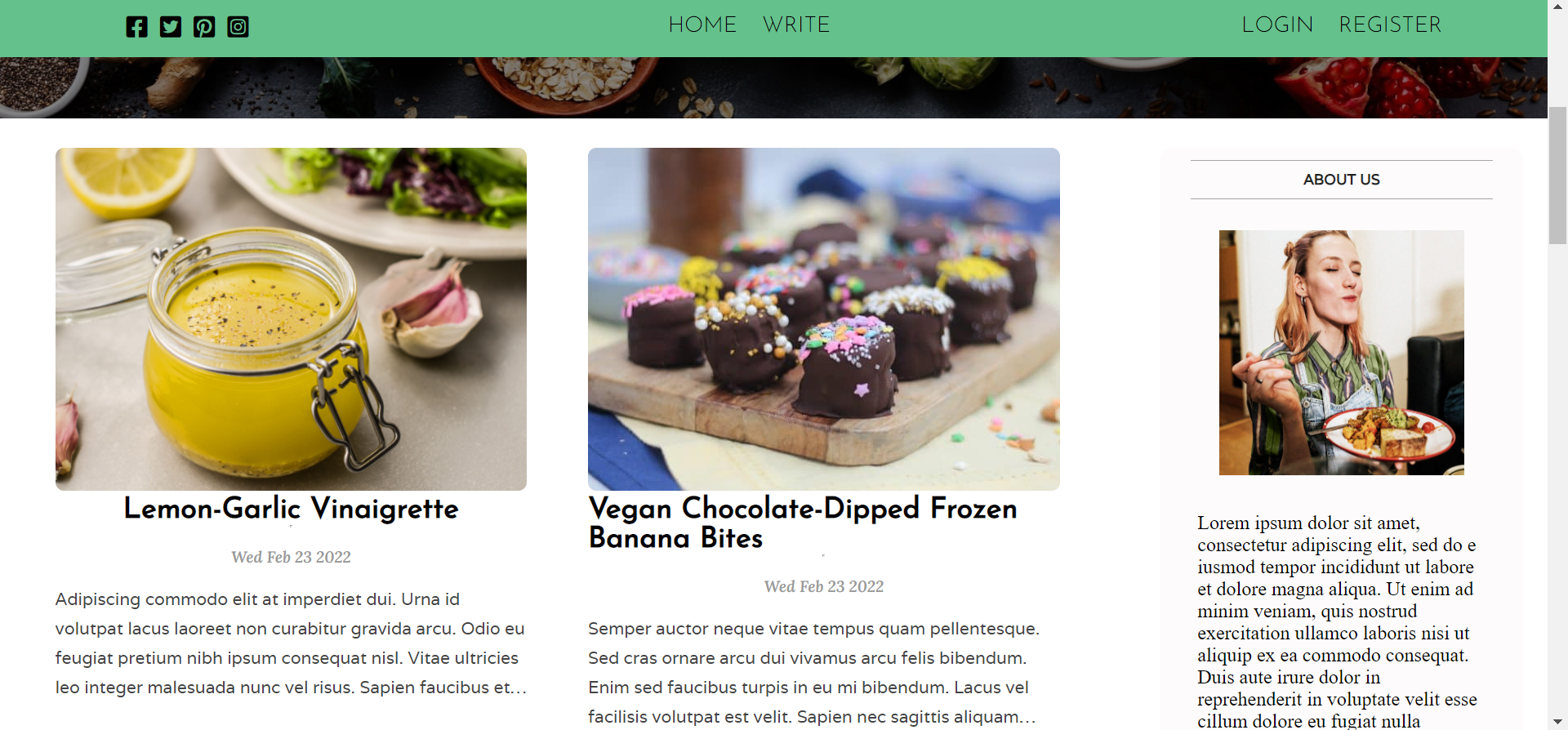 GitHub - srinidhi097/vegan-blog