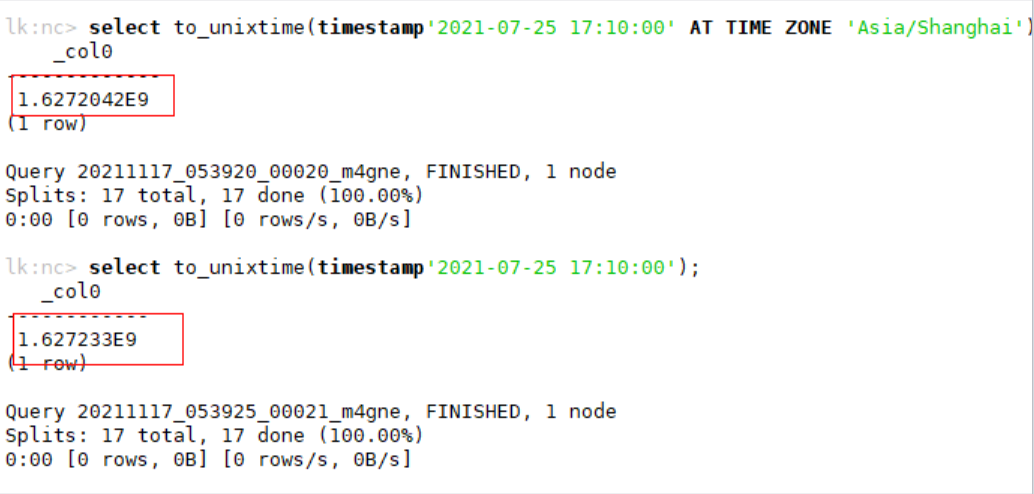 Bug in to_unixtime() · Issue #171 · openlookeng/hetu-core · GitHub