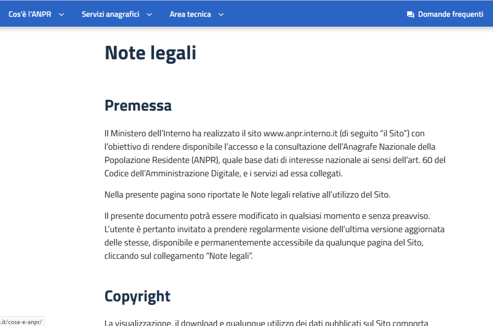 [WP] INFORMATIVA PRIVACY, NOTE LEGALI: colori e formattazione testo ...