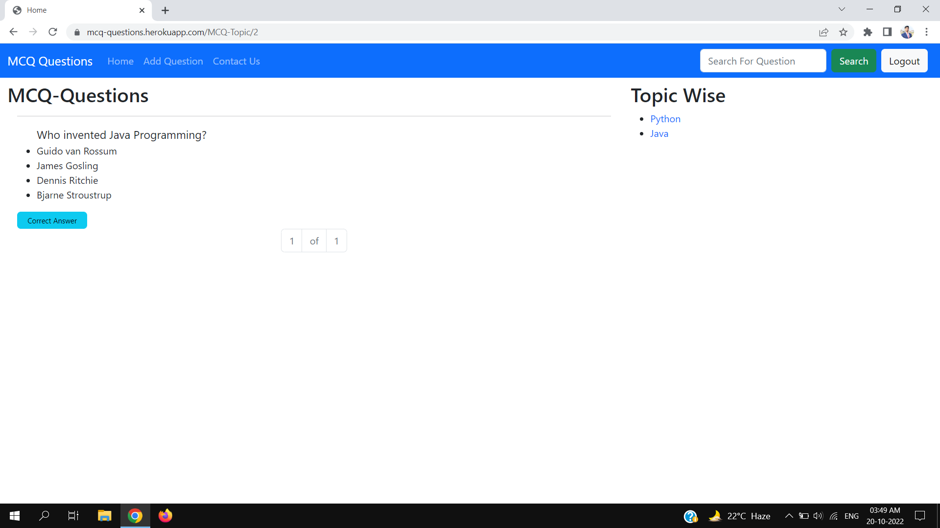 GitHub - Bipul-Dubey/Mcq-Question