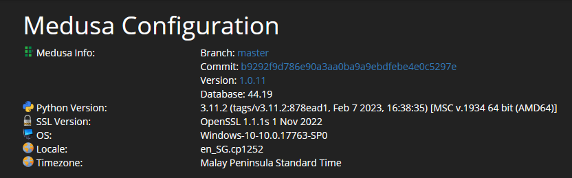 After upgrading to Python 3.11.2, Medusa is unable to snatch an episode from NZB server · Issue ...