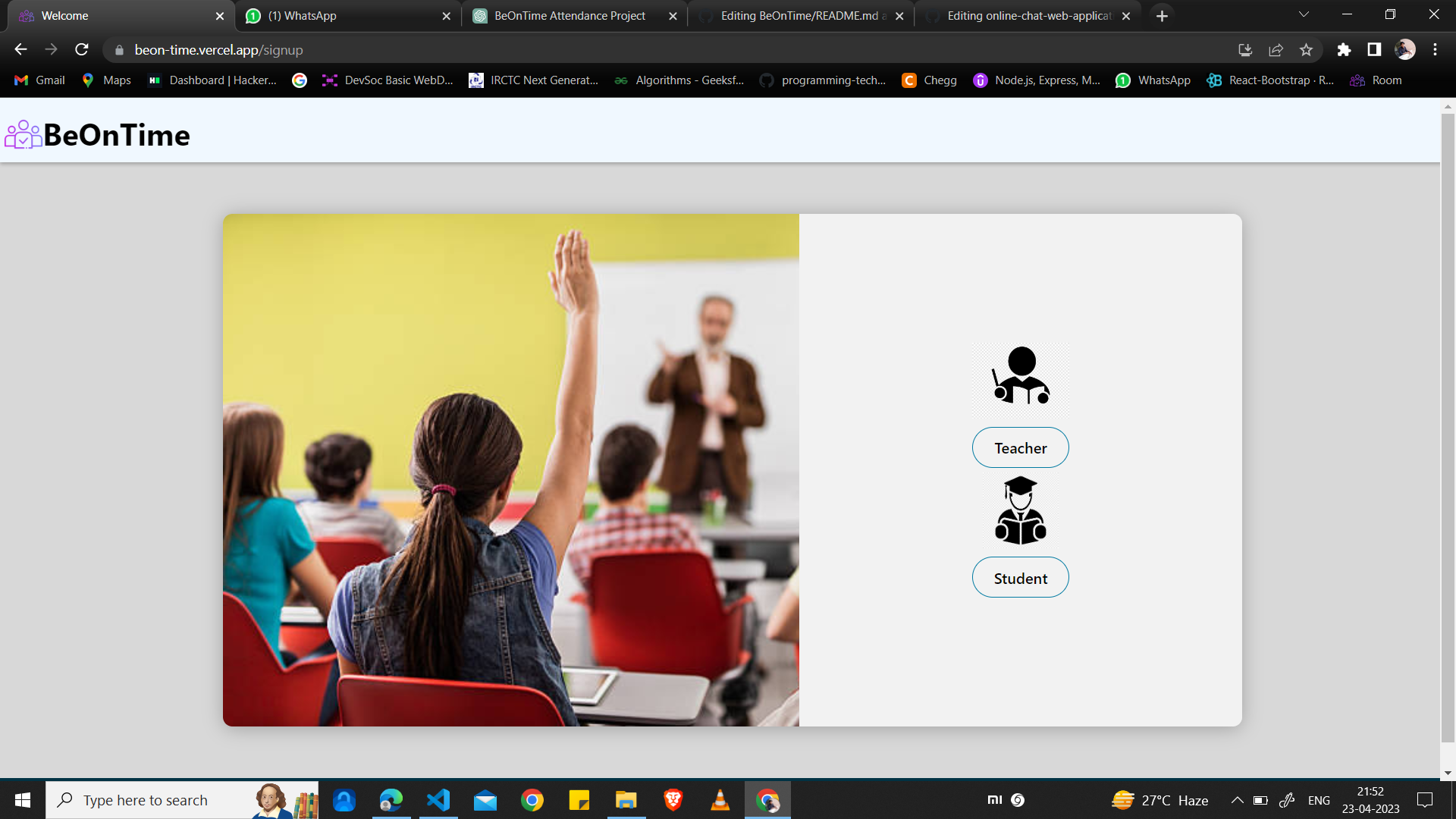 GitHub - rajhariomsingh/Attendence-web-app