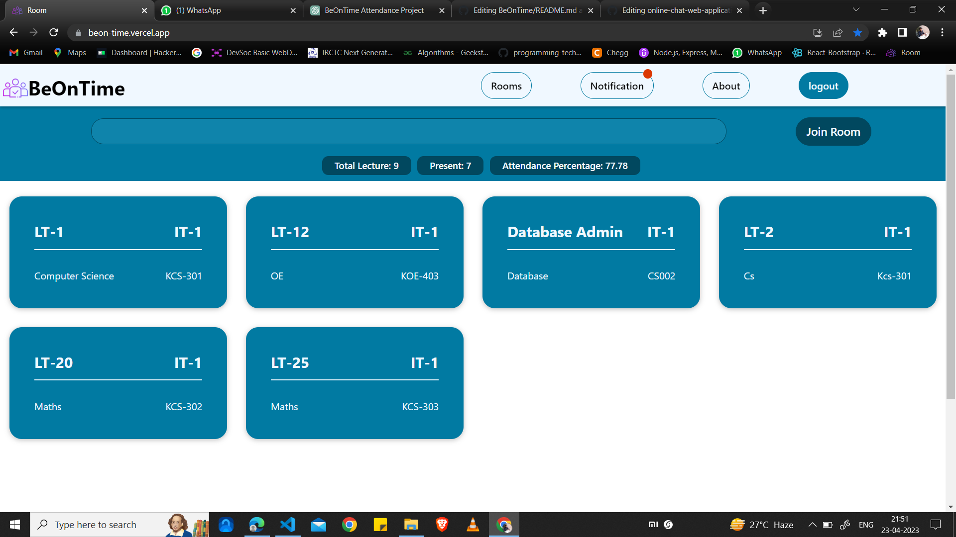 GitHub - rajhariomsingh/Attendence-web-app