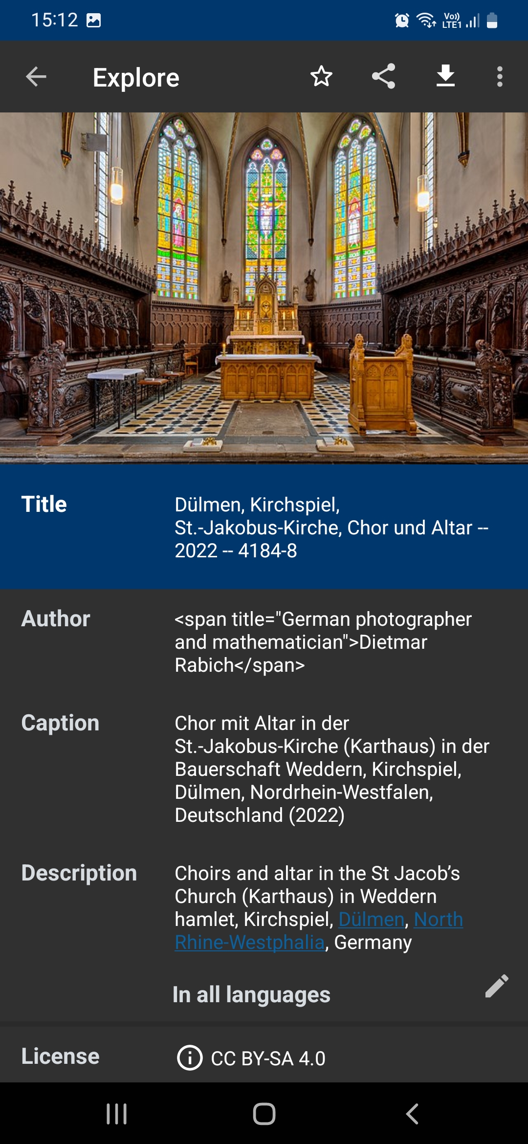 Author field sometimes shows HTML tags · Issue #5050 · commons-app/apps-android-commons · GitHub